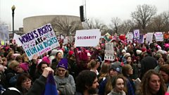 As it happened: Global anti-Trump protests - BBC News