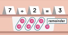 How to work out division with remainders - BBC Bitesize