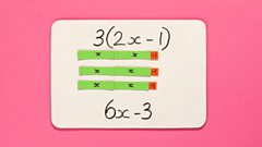 How to multiply across a bracket - BBC Bitesize