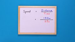Calculating speed, distance and time - KS3 Maths - BBC Bitesize