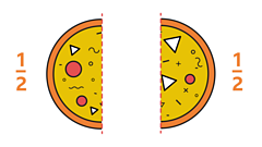 Recognise and find a half - Maths - Learning with BBC Bitesize