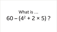 Order of operations using BIDMAS – KS3 Maths – BBC Bitesize