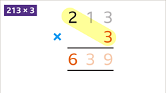 How to use the short multiplication method - KS3 Maths - BBC Bitesize