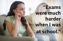 What not to say to your kids during exam season - BBC Bitesize