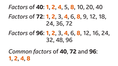 What is a common factor in maths? - BBC Bitesize