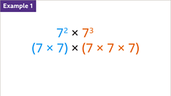 Laws of indices for multiplication and division - BBC Bitesize