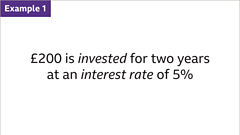 How to work out interest - BBC Bitesize