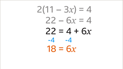 Solve equations with brackets - KS3 Maths - BBC Bitesize