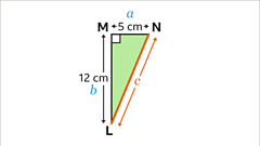 Pythagoras' theorem - Part 1 - KS3 Maths - BBC Bitesize
