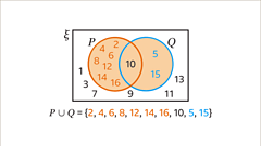 Union of two sets - KS3 Maths - BBC Bitesize