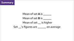 Comparing sets of data - BBC Bitesize
