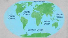 KS1 Geography: Oceans - The oceans of the world - BBC Teach