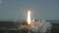 India's Chandrayaan-3 rocket blasts into space for Moon mission - BBC News
