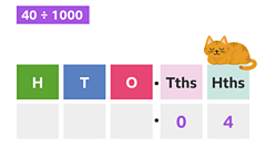Divide decimals by 10, 100 and 1,000 - Maths - Learning with BBC Bitesize
