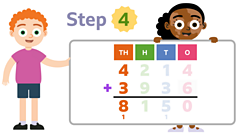 Add numbers with up to 4-digits together - Maths - Learning with BBC ...