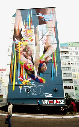 BBC Arts - BBC Arts - Mural XXL: How graffiti grew up into giant street art