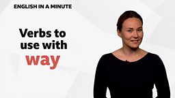 BBC Learning English - English in a Minute / Verbs to use with 'point'