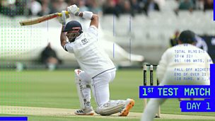 Cricket: Today at the Test - England v New Zealand 2026: First Test ...