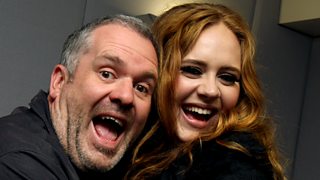 BBC Radio 1 - The Chris Moyles Show, Tuesday - with Adele, Adele meets fake Adele