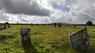 BBC Four - The Sky at Night, Solstice, The Bush Barrow gold lozenge