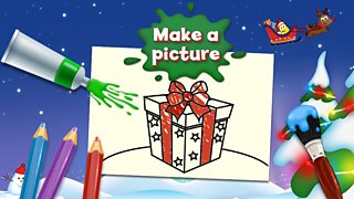 Paint a Christmas Picture - CBeebies