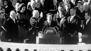 John F Kennedy sworn in as US President - The Cold War, 1961-1972 - AQA ...