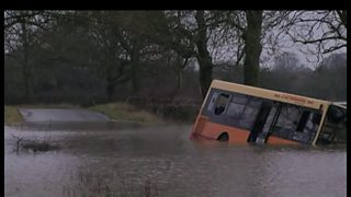 Easingwold School bus flood rescue: Driver jailed - BBC News