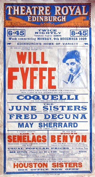 BBC Scotland - BBC Scotland - Variety show posters from the 1920s and 1930s