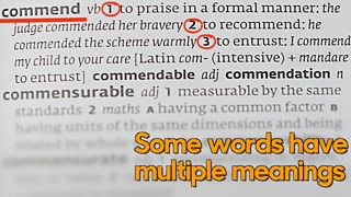 How to use a dictionary - BBC Bitesize