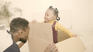 Playing games with a box - BBC Tiny Happy People