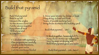 KS2 Music: Ancient Egypt. Song: 'Build that pyramid' - BBC Teach