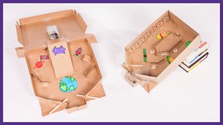 How to make a pinball machine with a cardboard box: DIY STEM activity ...
