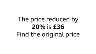 Percentages - KS3 Maths - BBC Bitesize