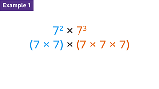 Laws of indices for multiplication and division - BBC Bitesize