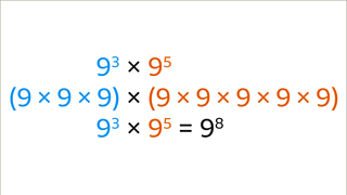 Laws of indices for multiplication and division - BBC Bitesize