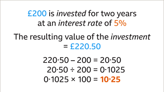 How to work out interest - BBC Bitesize