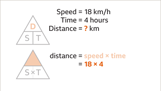 How to calculate speed, distance and time - BBC Bitesize
