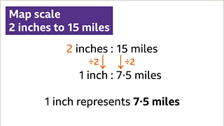 Map scales and ratio - KS3 Maths - BBC Bitesize