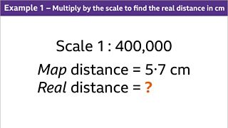 Map scales and ratio - KS3 Maths - BBC Bitesize - BBC Bitesize