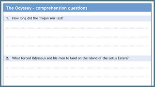 Ancient Greek mythology: 10. The Odyssey - BBC Bitesize