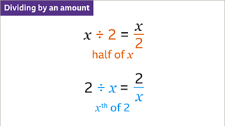 Introduction to algebra - KS3 Maths - BBC Bitesize
