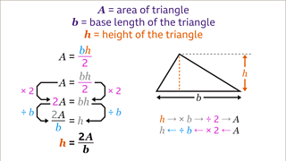 Changing the subject of a formula - KS3 Maths - BBC Bitesize