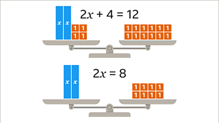 Solve equations with 𝒙 on both sides - KS3 Maths - BBC Bitesize