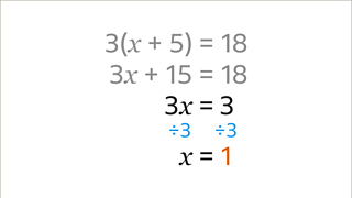 Solve equations with brackets - KS3 Maths - BBC Bitesize - BBC Bitesize