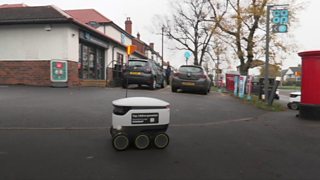 Robot grocery delivery service launches in Leeds - BBC News