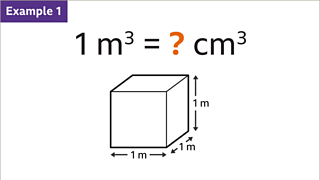 Converting metric units for area and volume - KS3 Maths - BBC Bitesize