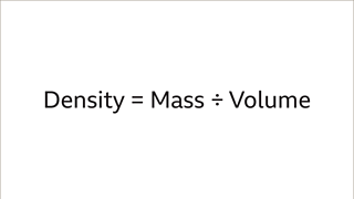 Density - KS3 Maths - BBC Bitesize