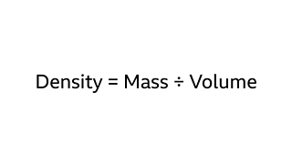 Density - KS3 Maths - BBC Bitesize