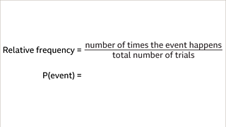 Experimental probability and relative frequency - KS3 Maths - BBC Bitesize