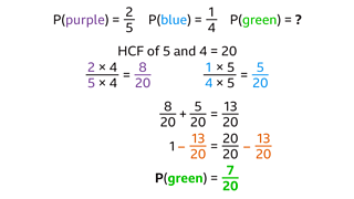 Sum of probabilities - KS3 Maths - BBC Bitesize